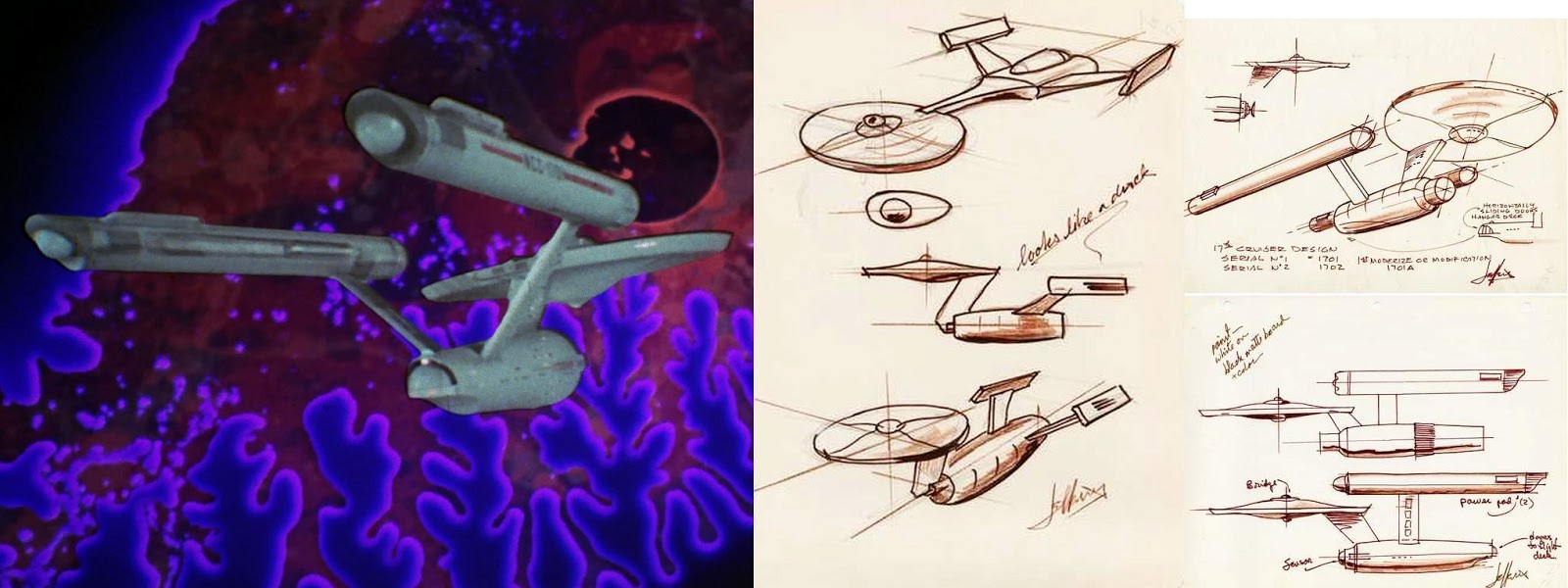Guia de naves estelares: Diseños de Matt Jefferies