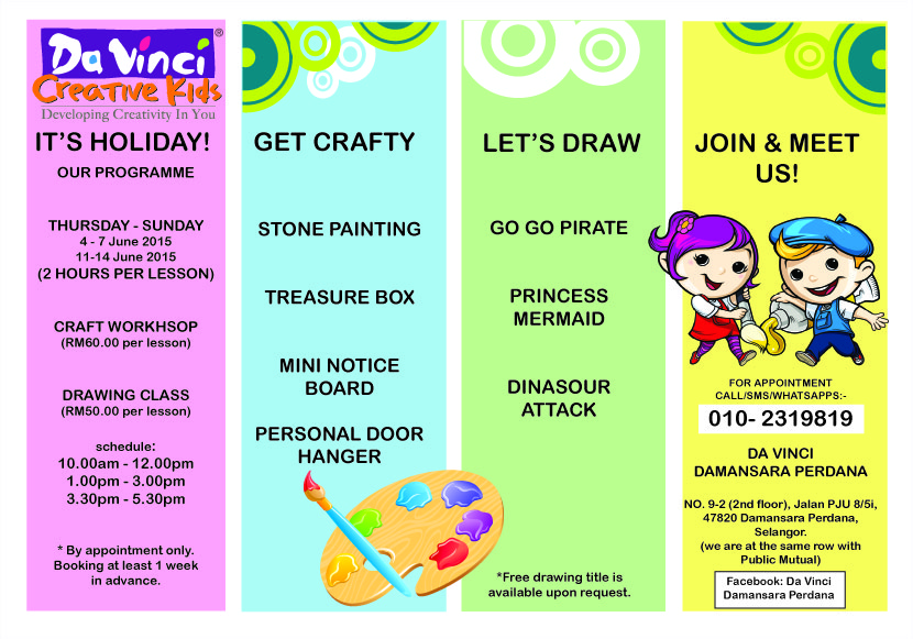Da Vinci Creative Kids Damansara Perdana School Holiday Programme da-vinci-creative-kids-damansara-perdana-school-holiday-programme