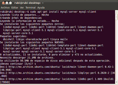 Base de Datos Avanzadas: Instalación de MySQL desde consola