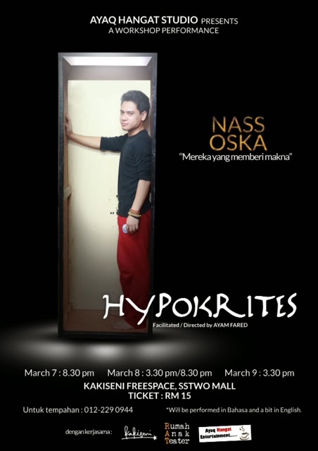 Rumah Anak Teater: Pelakon teater "HYPOKRITES"