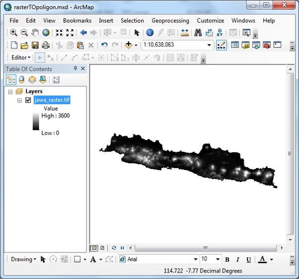 Merubah Raster ke Vektor di ArcGIS - GISPEDIA