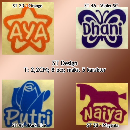 Contoh Cutting Sticker ST Design | Sticker Lucu