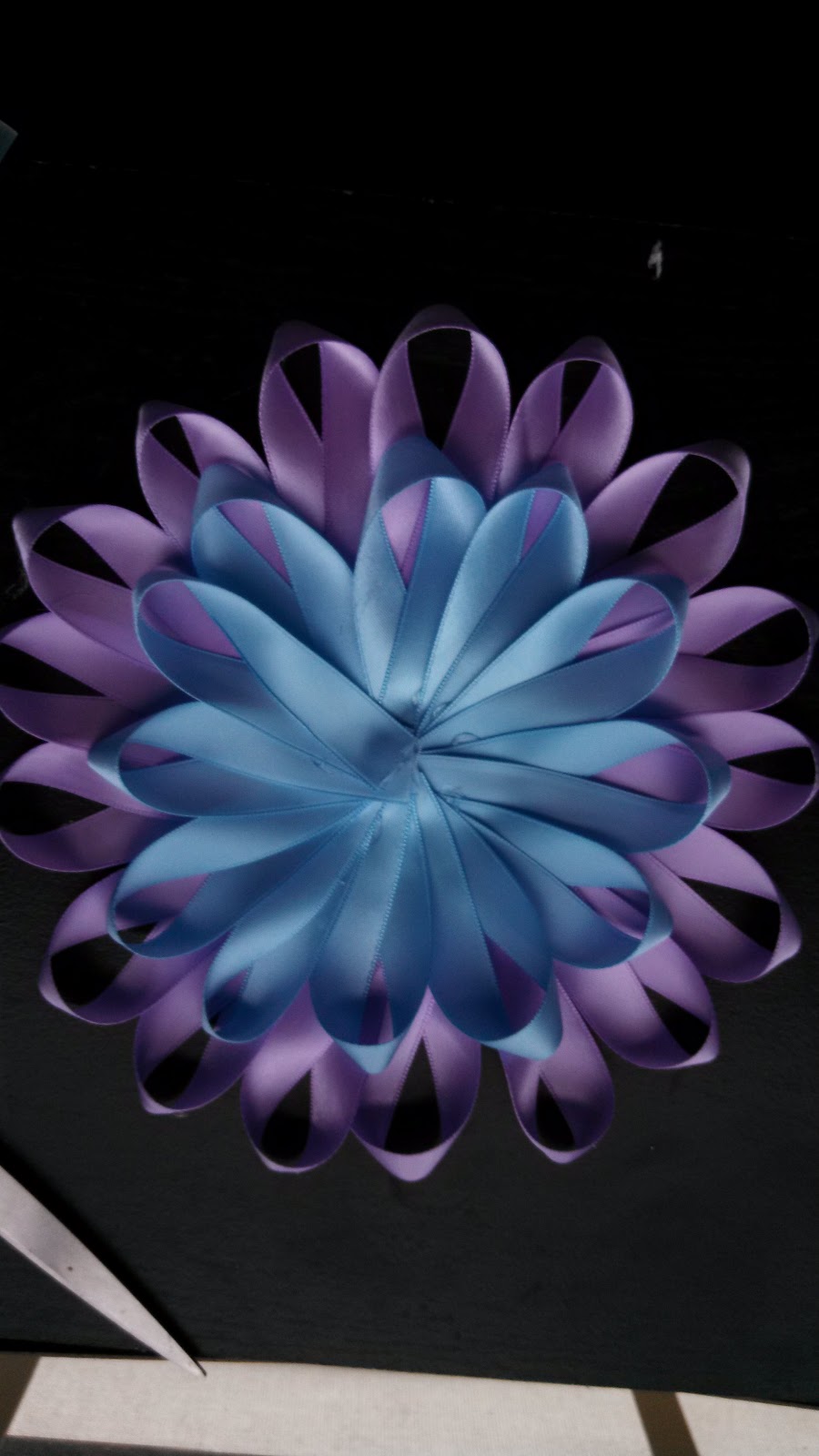 Alli Crafts: Craft Tutorial: Large Ribbon Flower