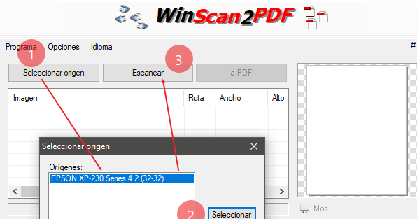 WinScan2PDF 6.22 - Escanea y guarda en PDF aunque no tengas los ...