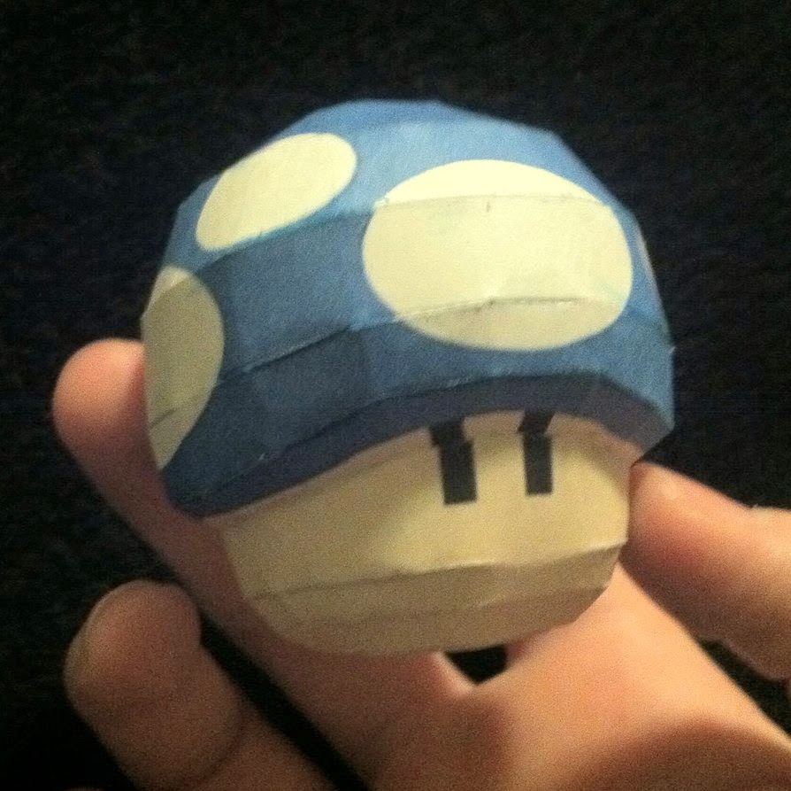 PapercraftZone Br: Super Mario - Cogumelo / Papercraft