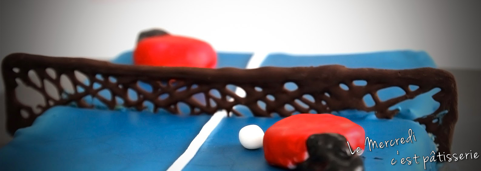 Gateau table de ping pong
