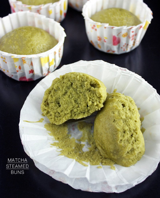 Matcha Steamed Buns | Recipe Daily Cooking