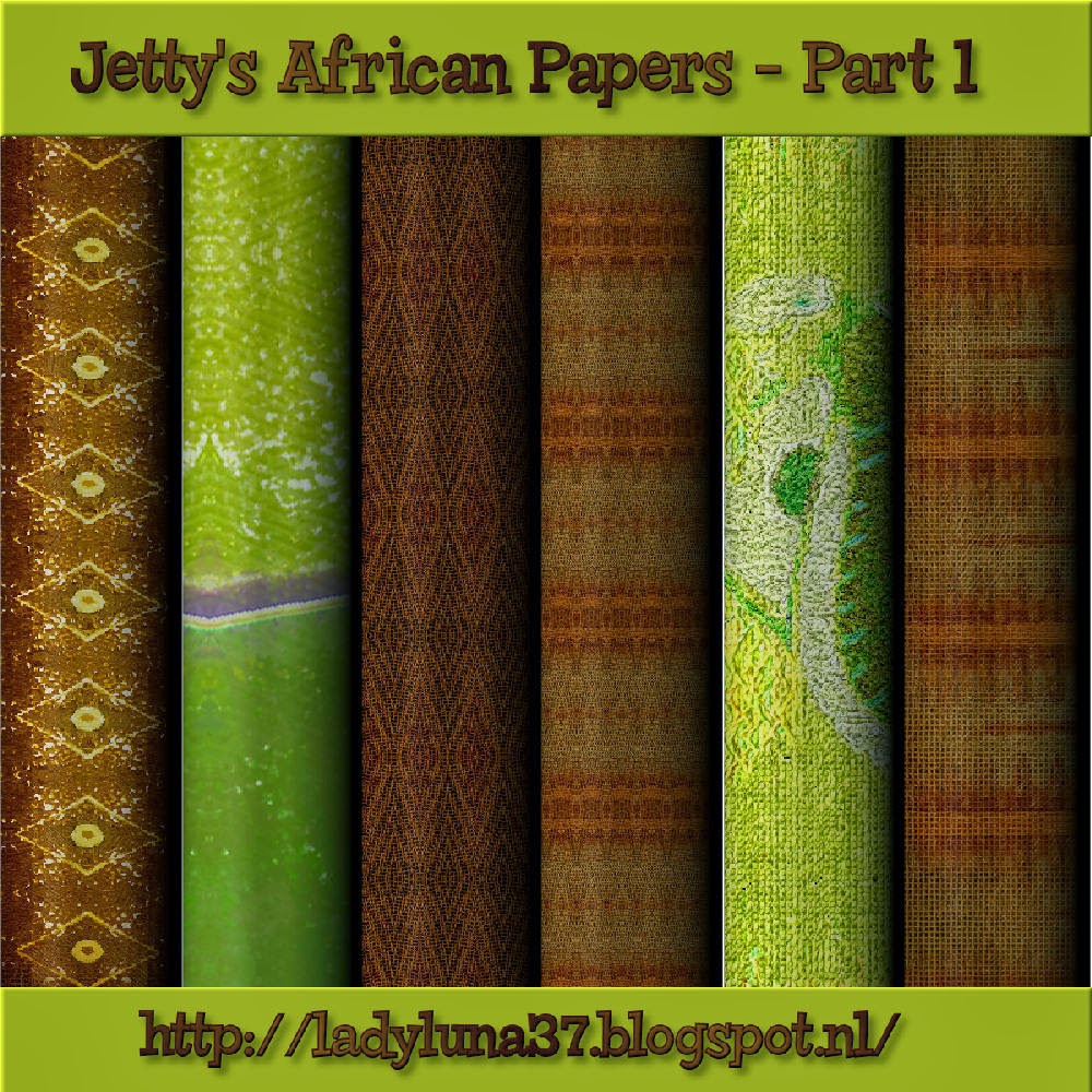 Graphics by Jetty: scraps and stuff: Freebie: African Papers