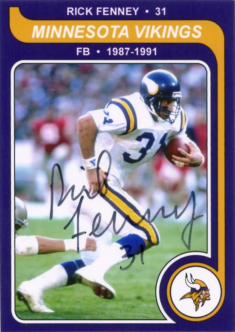 Minnesota Sports Autograph Project: RICK FENNEY