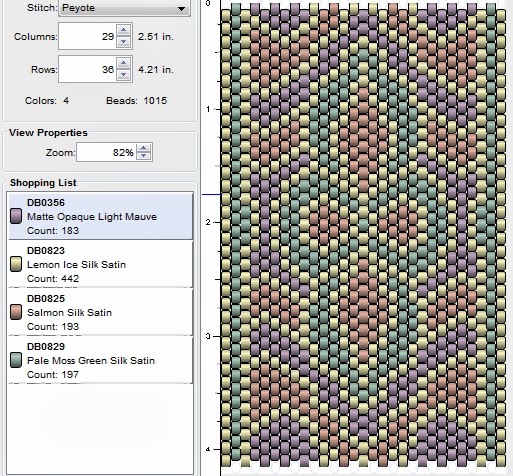 Imaginesque: Beading: Peyote Stitch Pattern 16