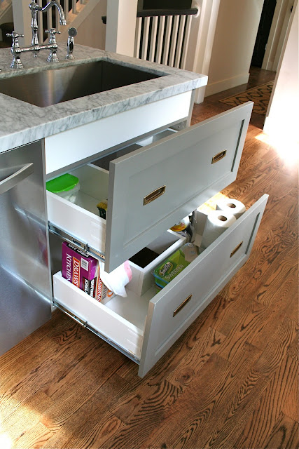 design dump: drawers under the kitchen sink