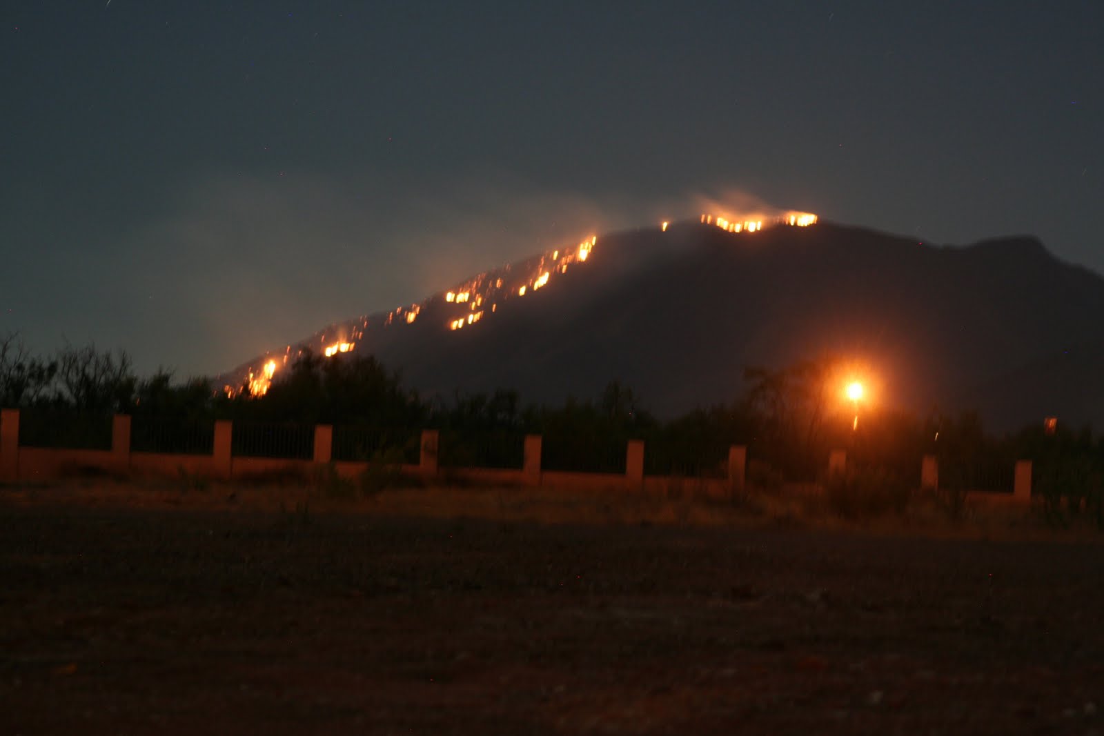 American Border: New Fire Breaks Out In Mexico Close To The US Border