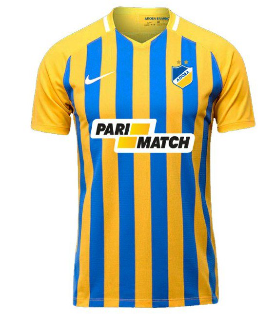APOEL 18-19 Home Kit Revealed - Footy Headlines