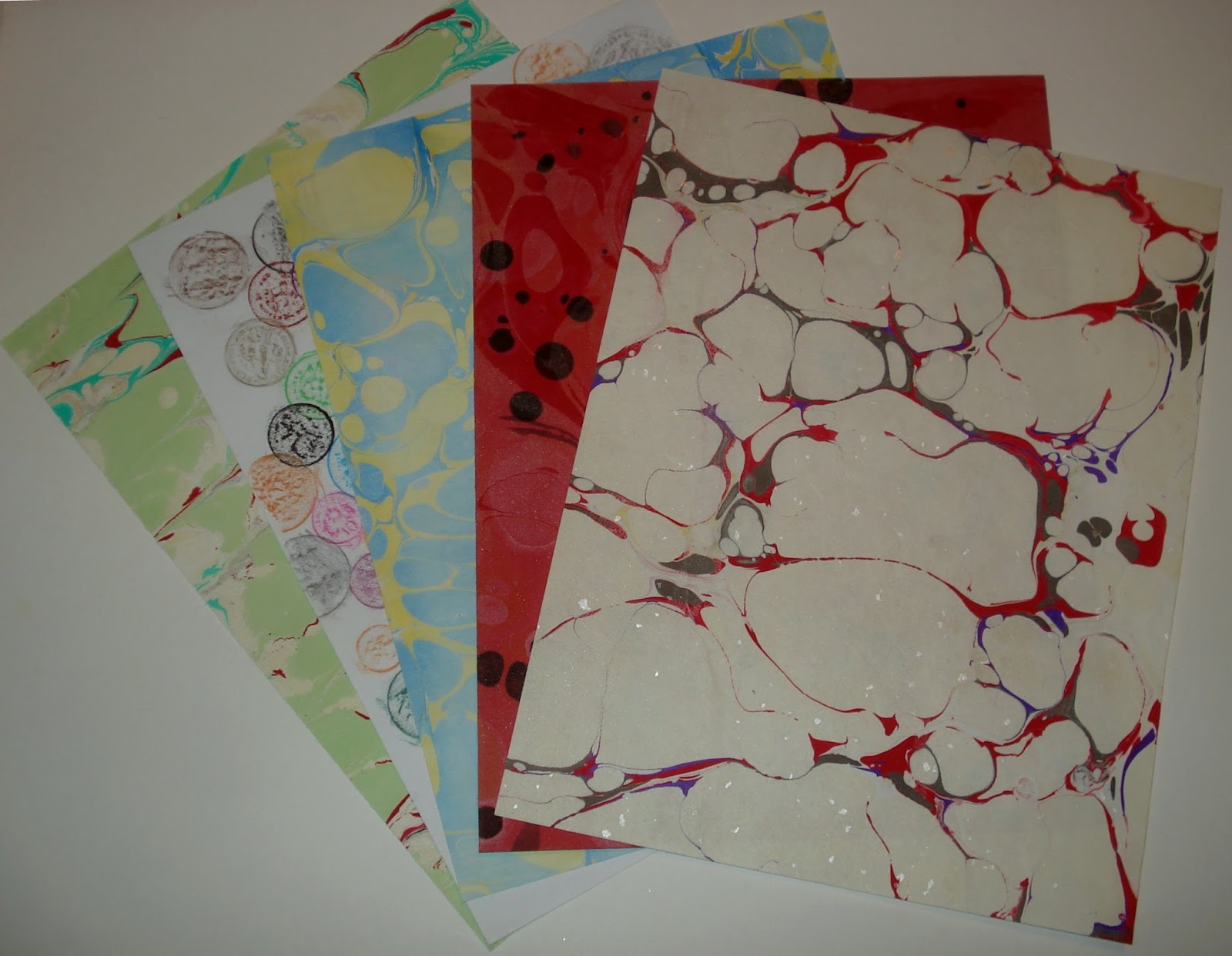 Mail me some art: Decorated Papers - Part 3