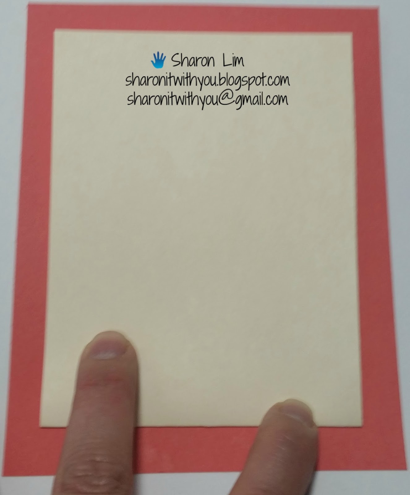 Sharon It With You: Z fold card tutorial with Vertical Greetings stamp set