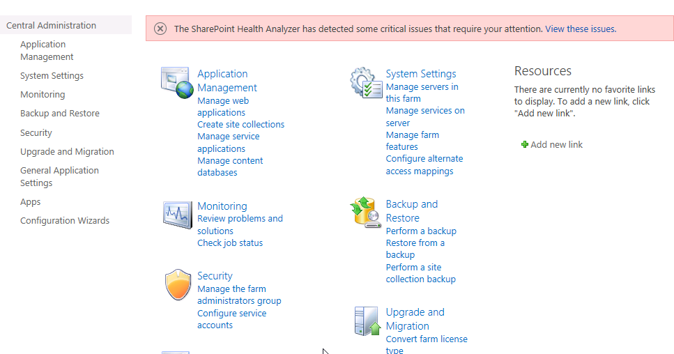SptBlog: Central Administration in Sharepoint 2013