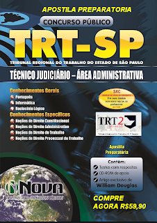 Apostila TRT da 2ª Região de São Paulo para Técnico Judiciário Área ...