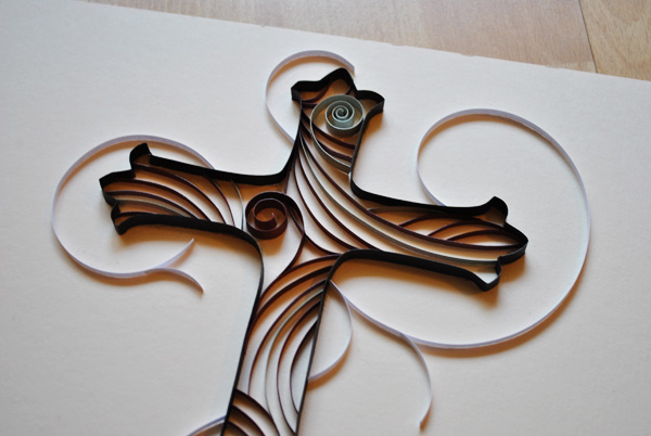 My Name is Eileen: Quilled Cross