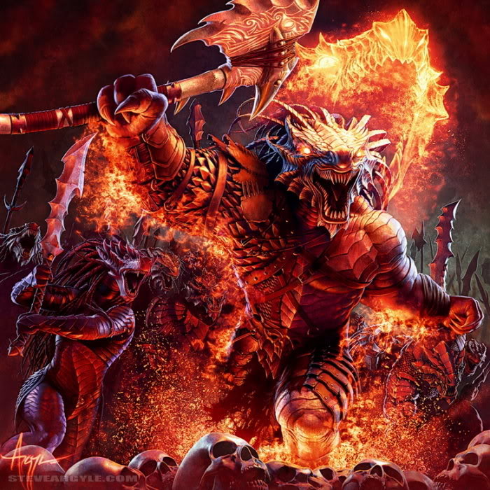 The Barbarian Horde (Throughout Editions) - Points of Light