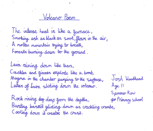 Every Child is a Writer!: Volcano Poems