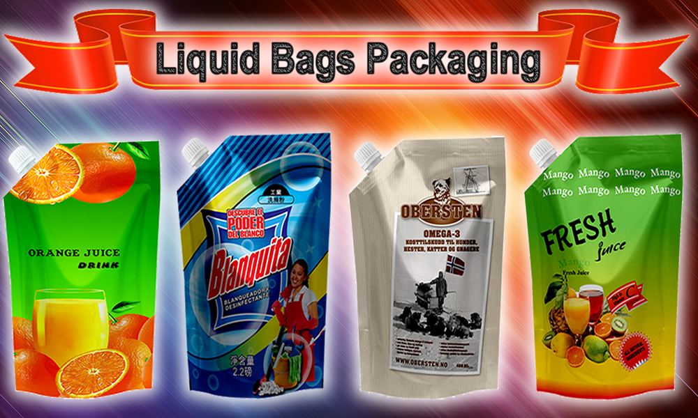 Resealable Bags Packaging: LIQUID ARE ALSO PACKED