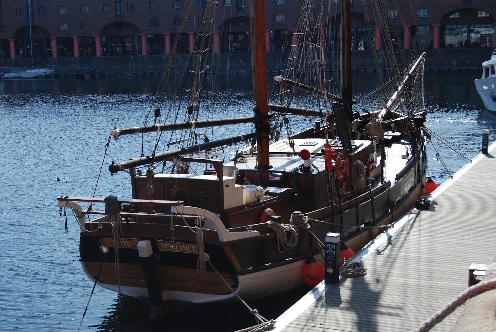 tall ships and the beauty of sailing: Tall ship "RUTH" at Liverpool
