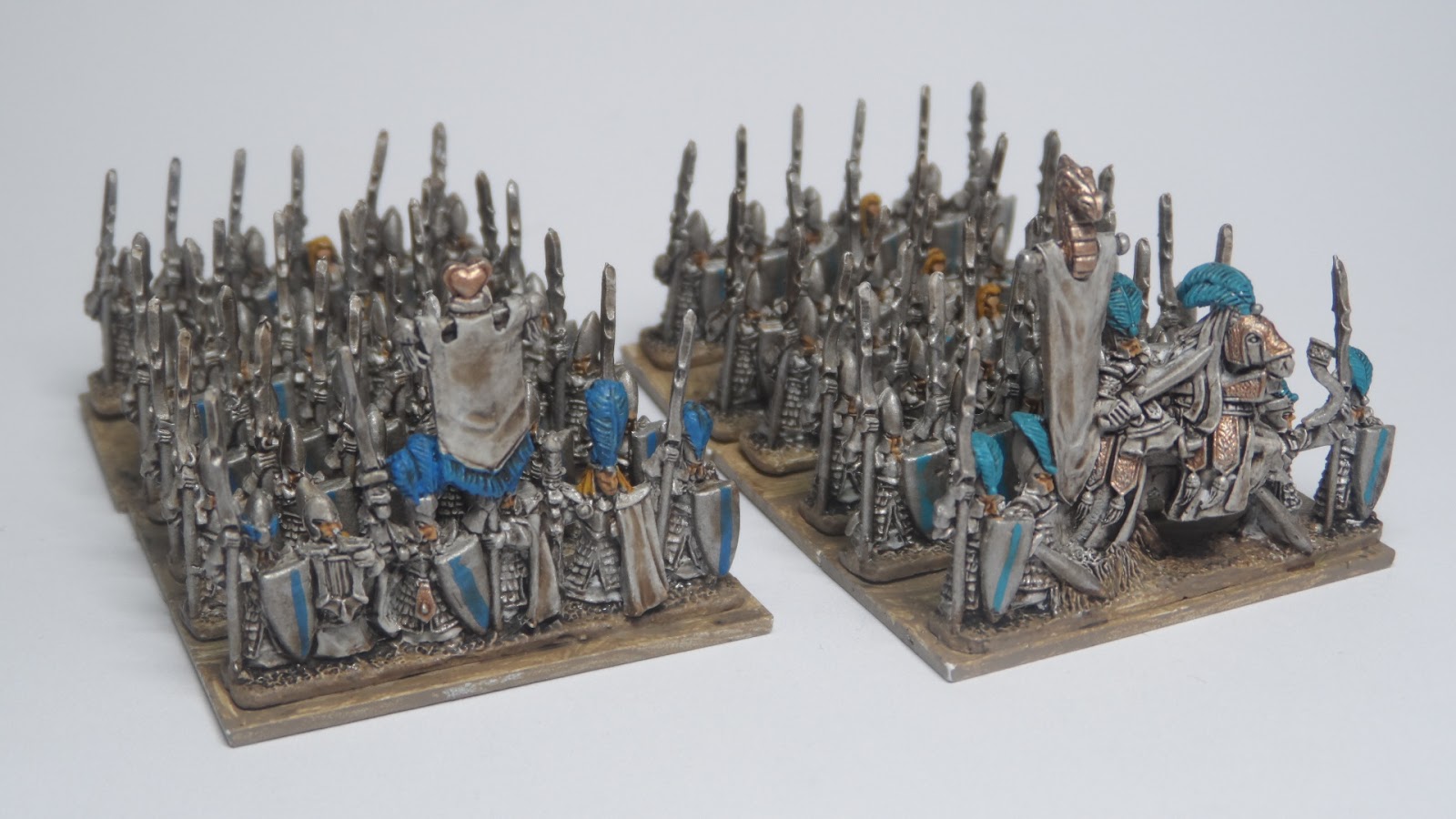 Fanplastic Little Men: Warmaster High Elf Spearmen