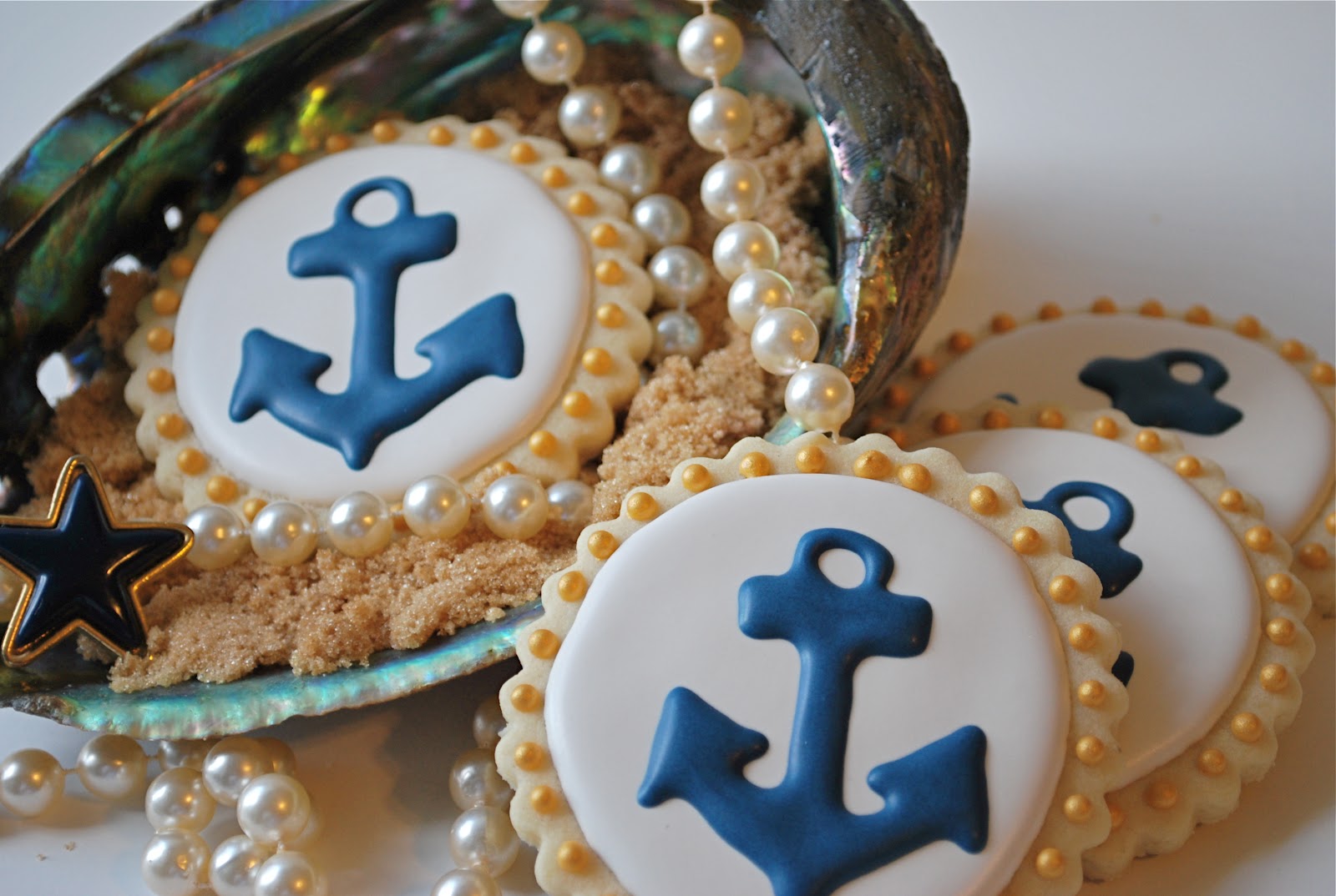 Sweet Goosie Girl: Anchor Cookie Wedding Favors