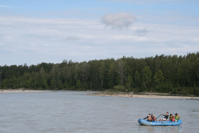 Fam Och in the Yukon: Excursion #2-- Talkeetna River Rafting Trip