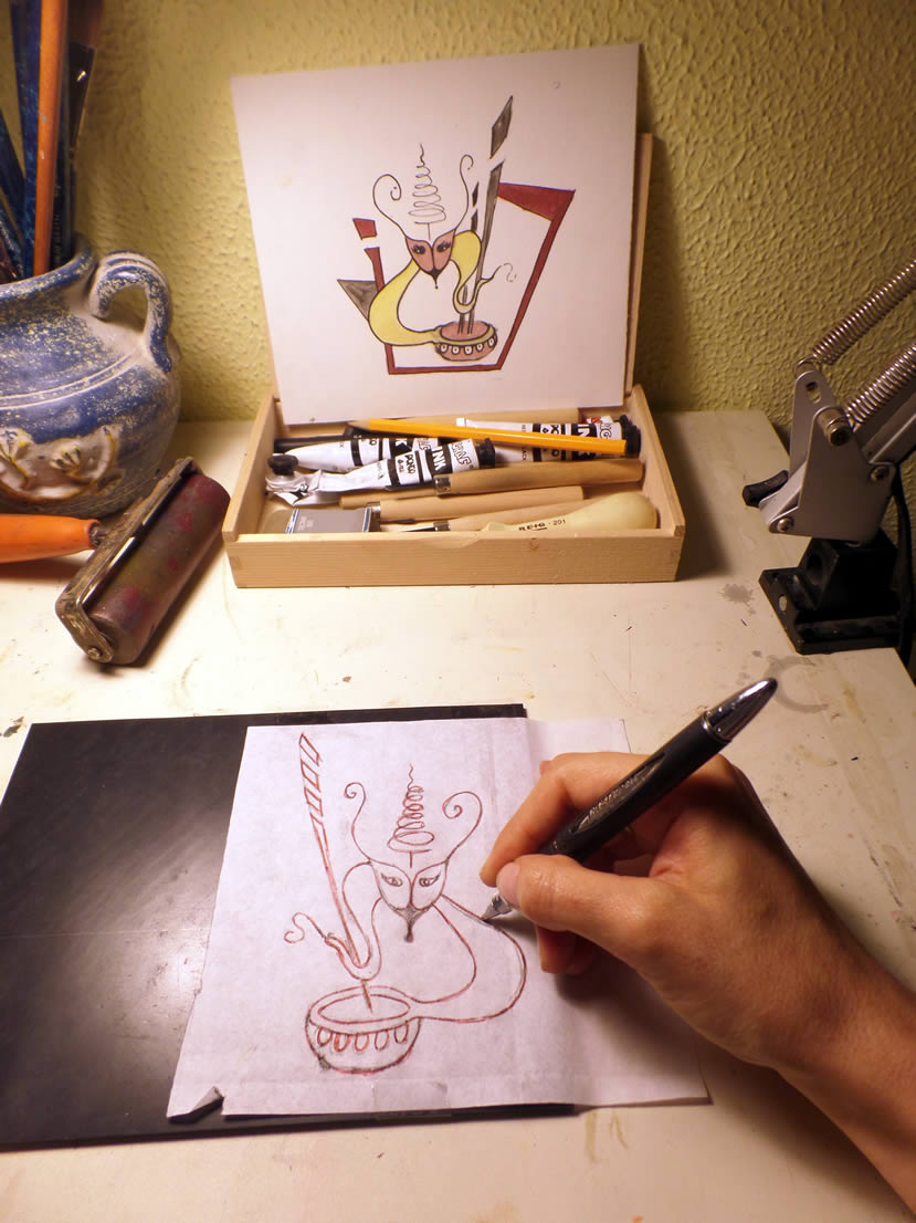 A Creative Journal of an Artist: Step-by-step four-color reduction ...