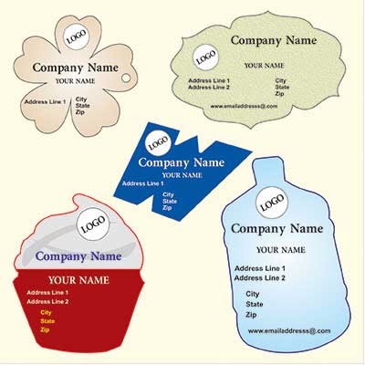 Custom Shape Business Cards: Custom Shaped Business Cards