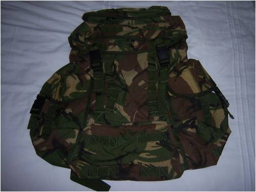 House of the Brave: British Army Issue Combat Patrol Camo Rucksack ...