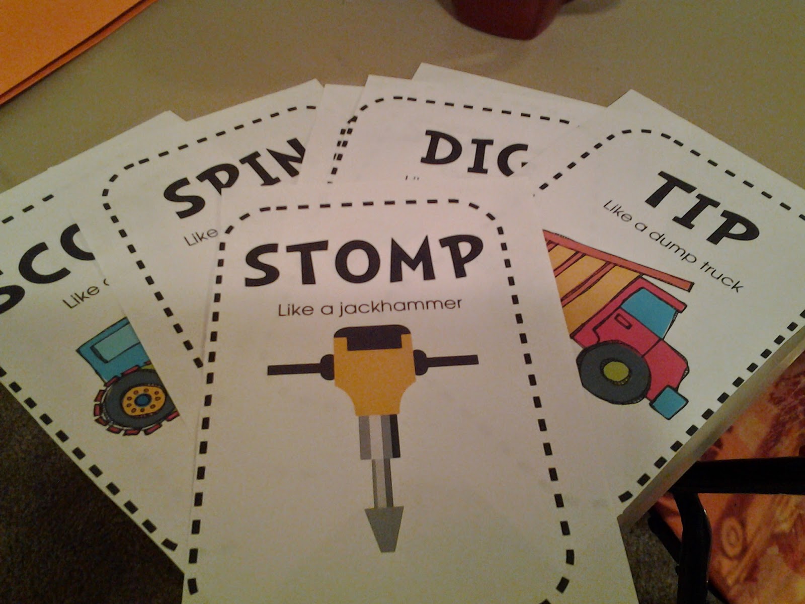 Movement Construction Cards