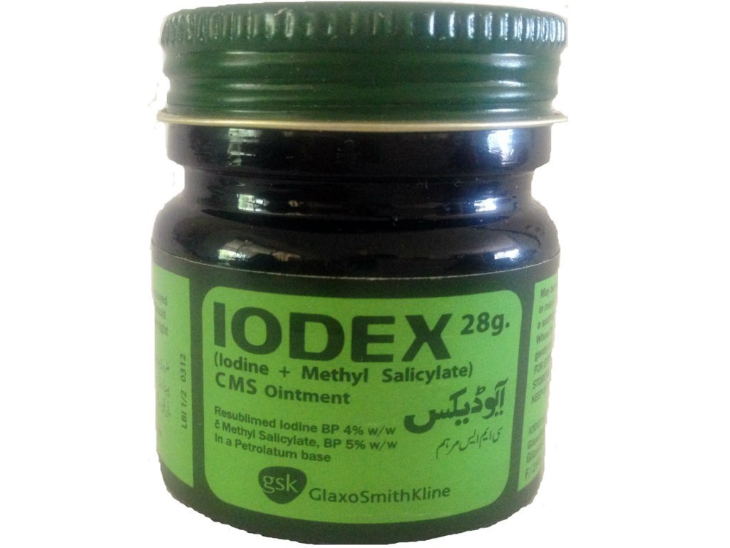 Medicine Guide: Iodex iodine + Methyl salicylate By GSK