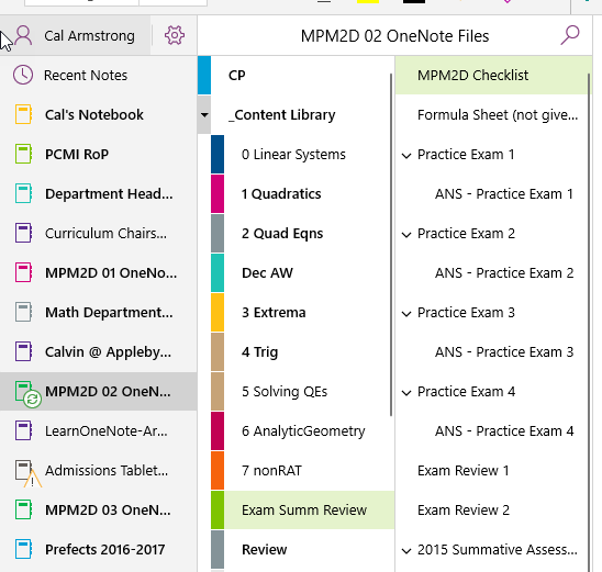 Reviewing Math In Onenote - 2 Ideas Make It Easier