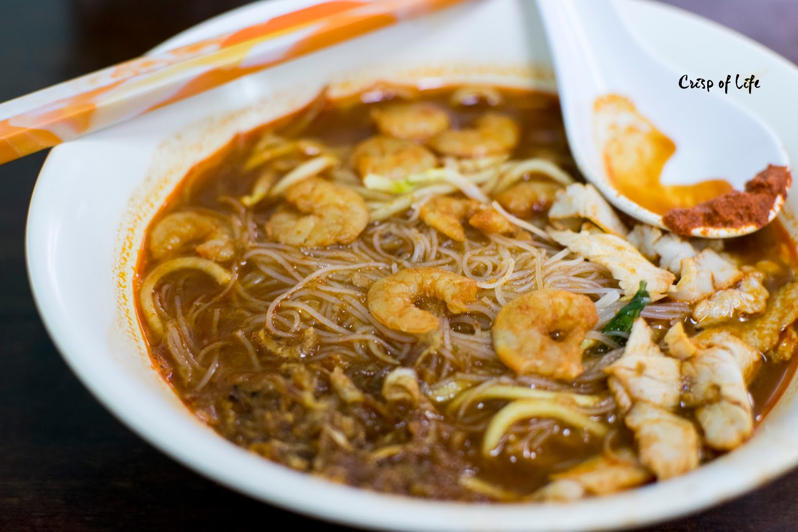 Mu Tong Hokkien Mee 木桶福建面 @ Sin Hwa Coffee Shop, Penang - Crisp of Life