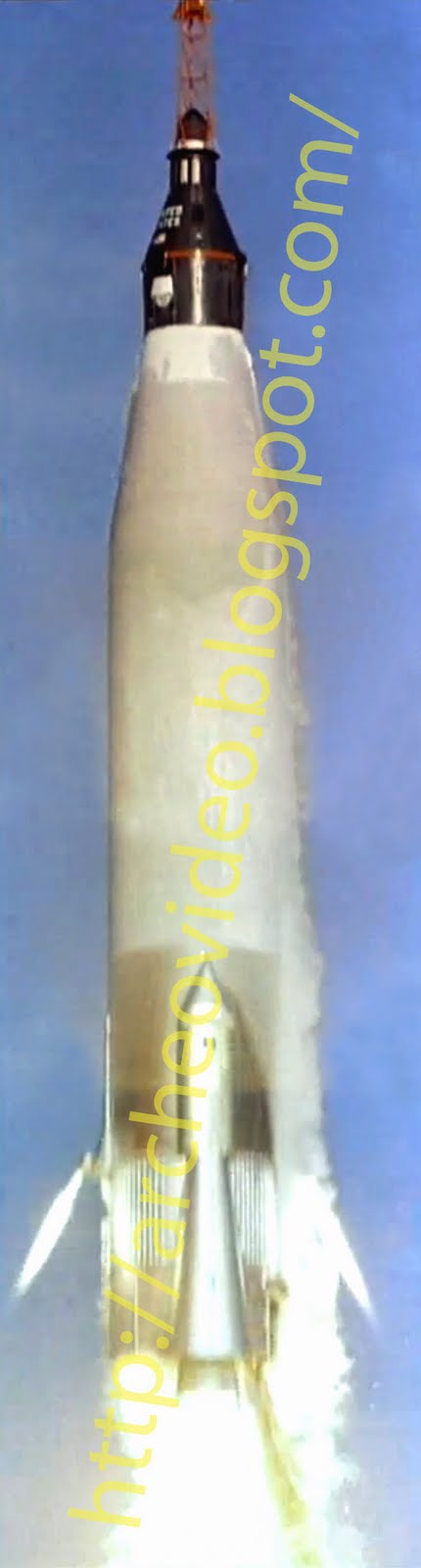 Archéovidéo le Blog: Le lanceur Mercury- Atlas (Friendship 7)