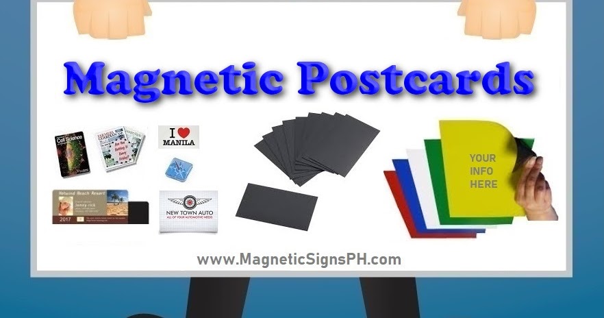 Personalized Magnetic Postcards Philippines - MagneticSignsPH.com
