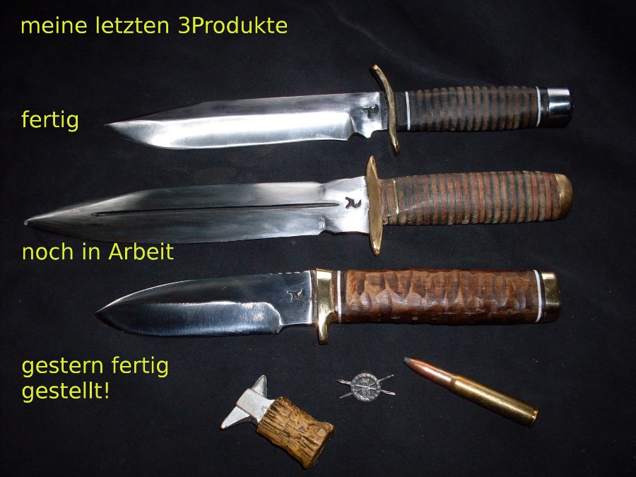 Rogers Nachsuchenwelt "Blood and Steel": "NEW" "MAMMUT"EIN MESSER FÜR"S ...