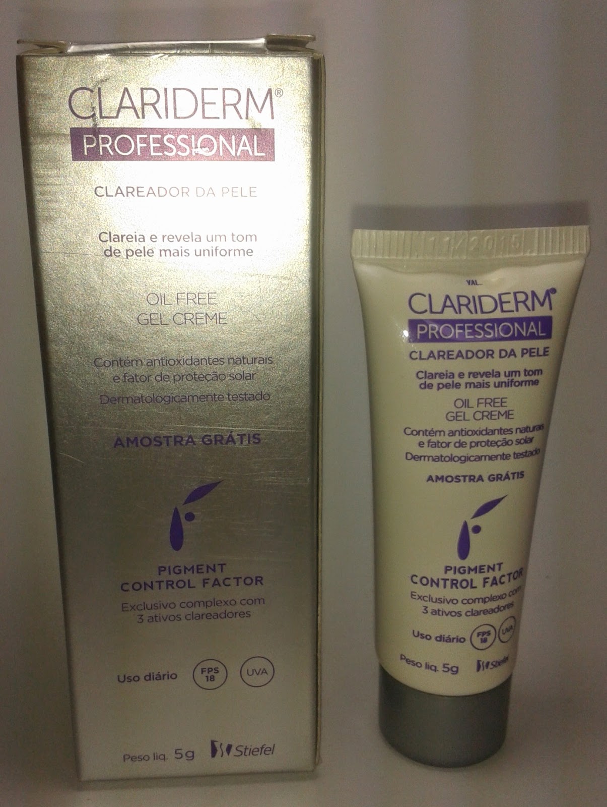 Miniaturas de Cosméticos e Amenities: Clariderm Professional clareador ...