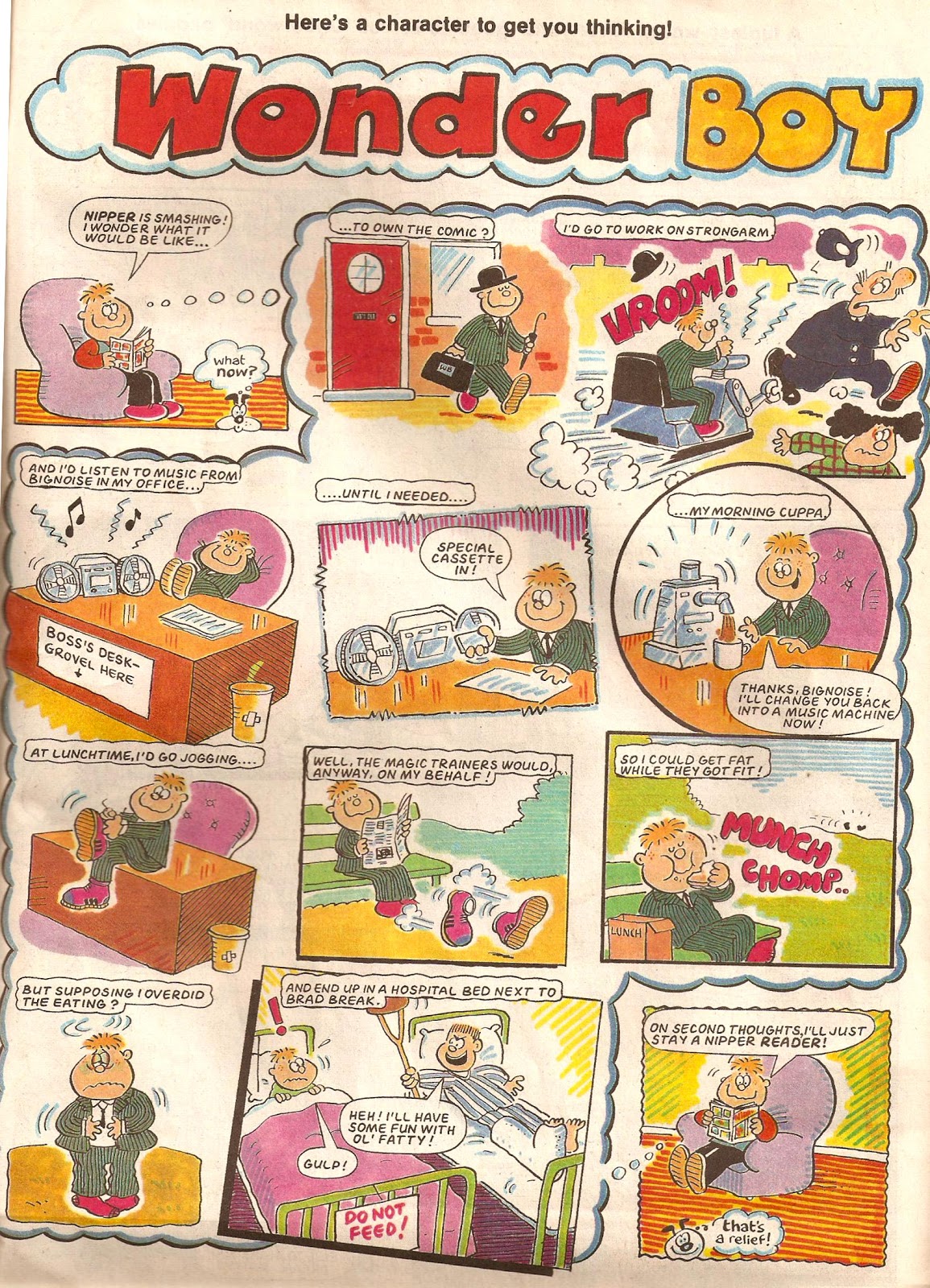 Wacky Comics!: Reading A Comic Inside A Comic