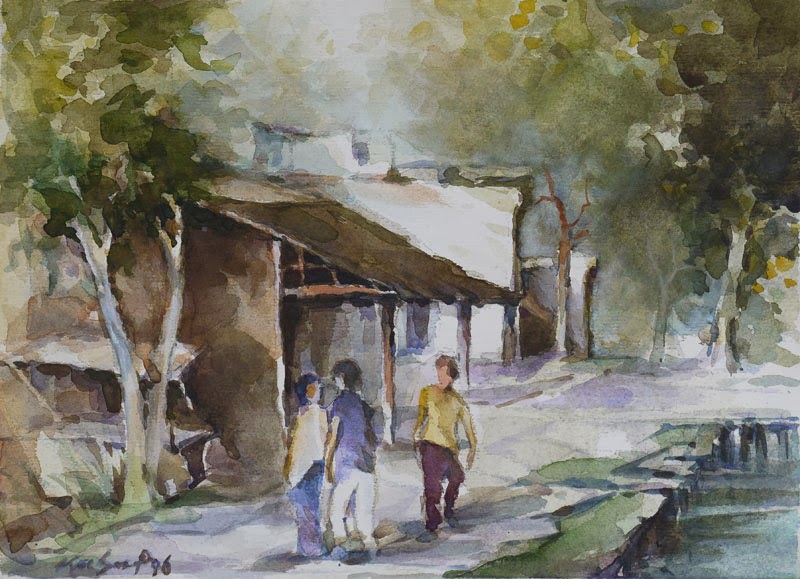 亚鸿说: 《美丽马来西亚水彩画展》