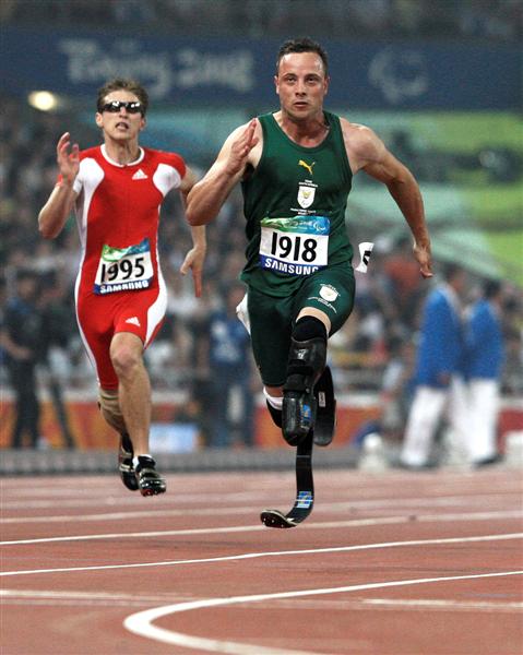 sports magazines: Oscar Pistorius South African sprint runner. Known as ...