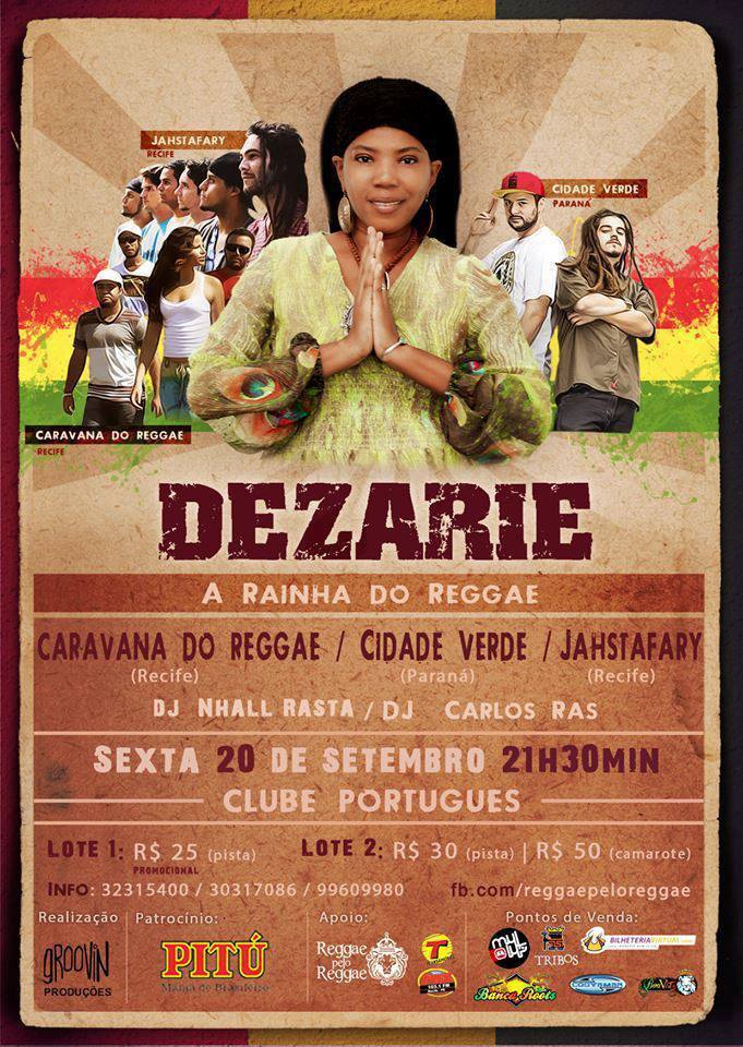 DIVA POP NEWS: Dezarie, a Rainha do Reggae retorna ao Recife