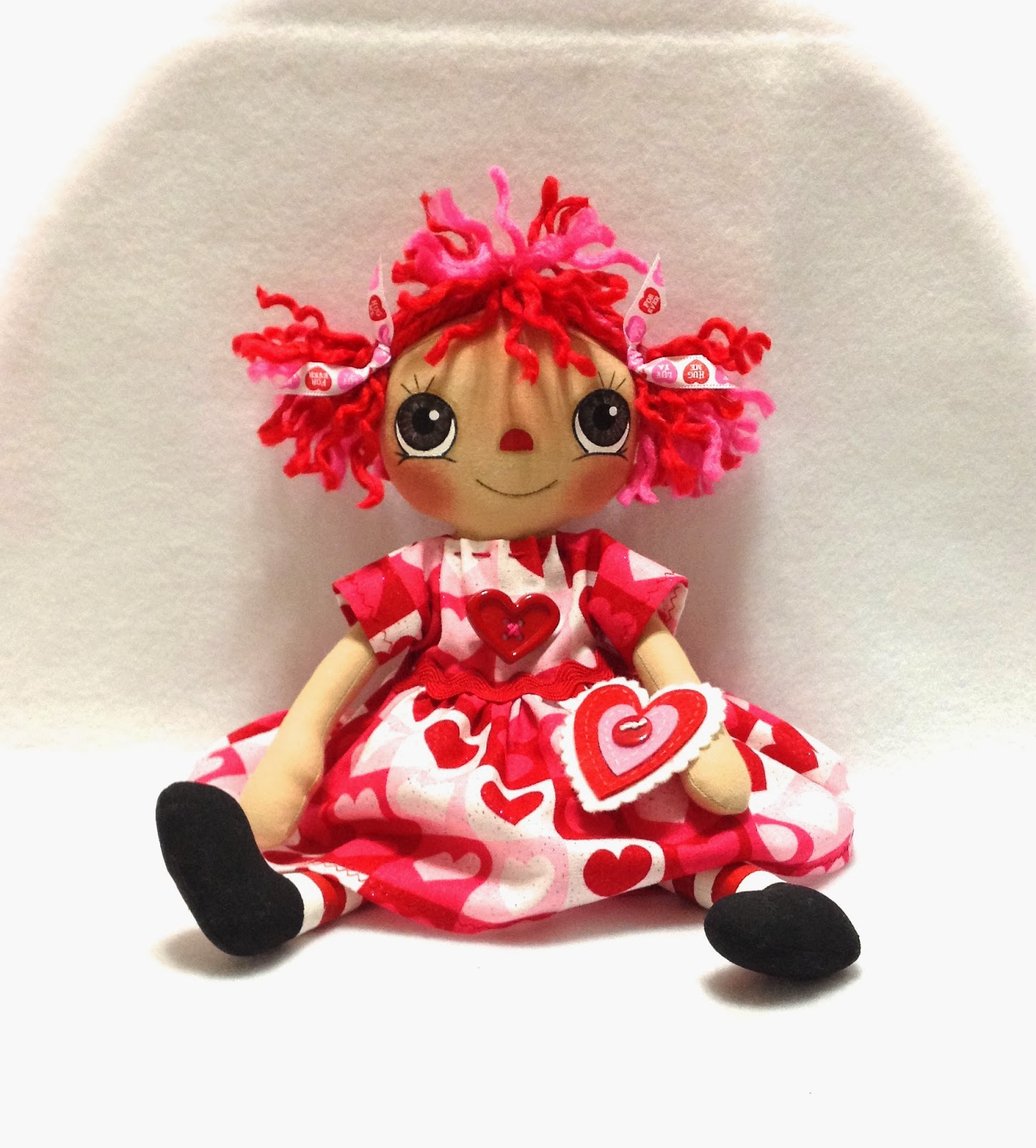 Cotton Candy Dolls: Valentine Rag Dolls 2014