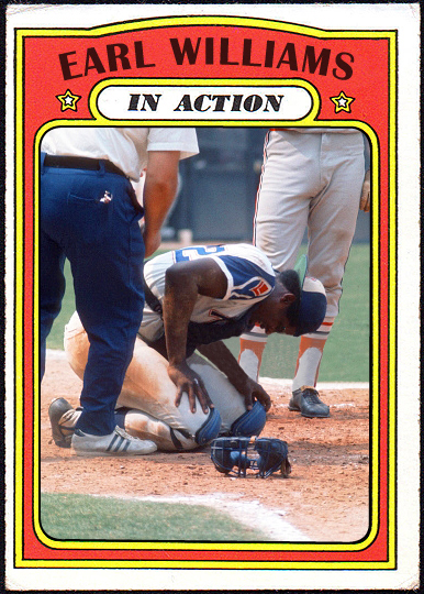 WHEN TOPPS HAD (BASE)BALLS!: MISSING IN ACTION- "IN ACTION" : EARL WILLIAMS