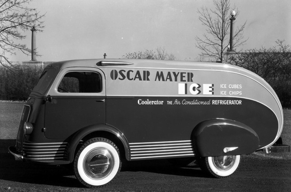 Just A Car Guy: the Oscar Meyer ice delivery van, designed by Brooks ...