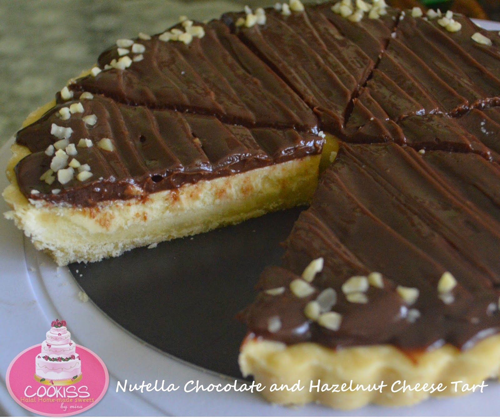 Miracookiss: Nutella Chocolate Cheese Tart