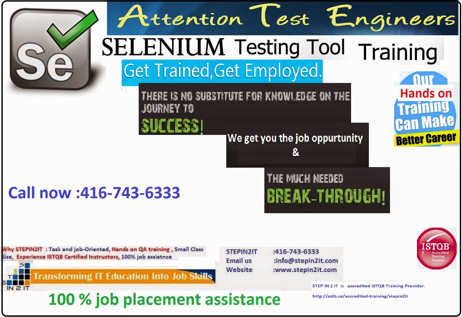 selenium training canada