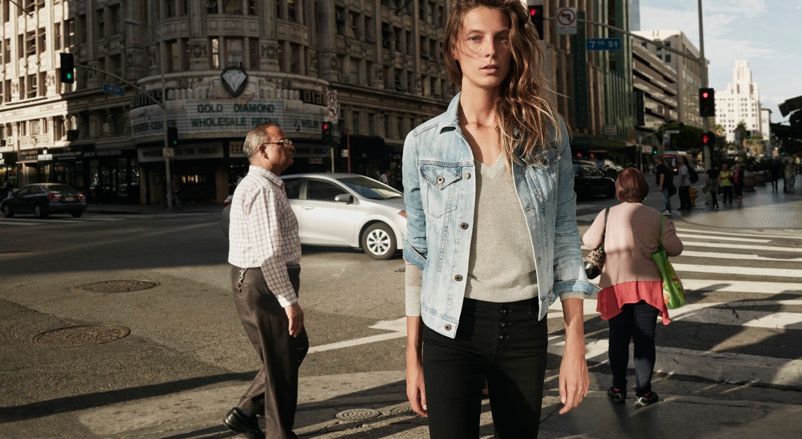 Ad Campaign: AG Jeans Spring/Summer 2016: Daria Werbowy by Cass Bird